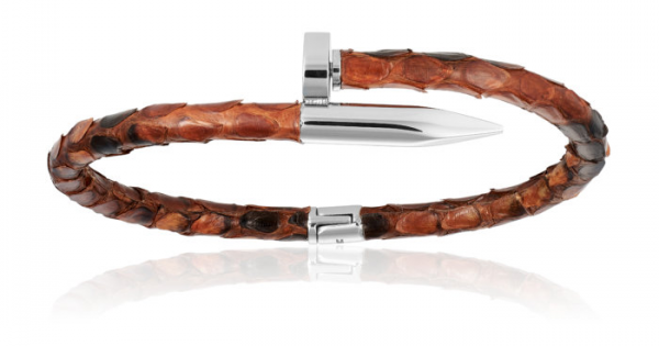 Double Bone Python Nail Bracelet