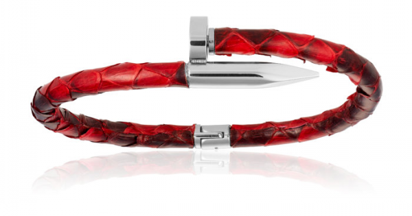 Double Bone Python Nail Bracelet