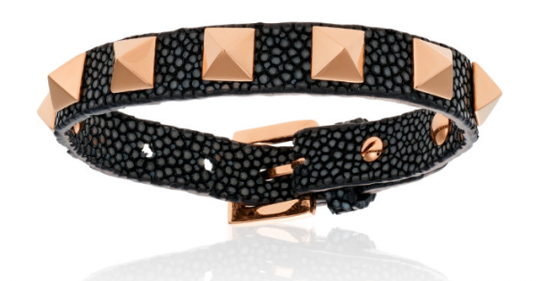 Double Bone Single Stud Bracelet